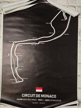 Formula 1 | Wall Decor | F Circuit Posters Monaco Suzuka Monza Track ...